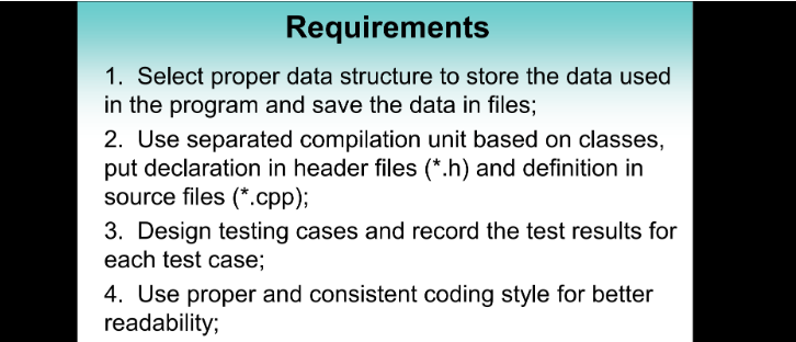 Solved C++ programming(SHOW OUTPUT+CODE+FILE) Please if | Chegg.com