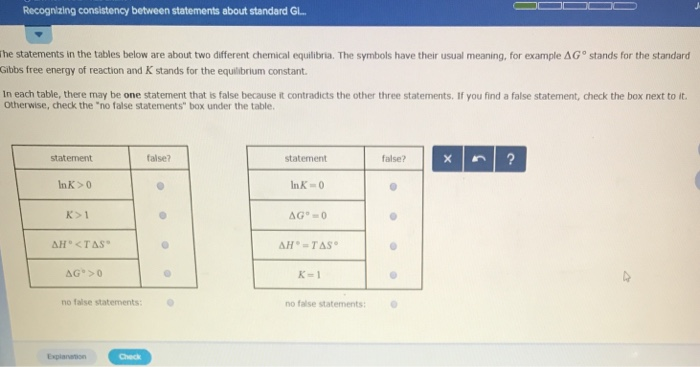 Solved Recognizing consistency between statements about | Chegg.com