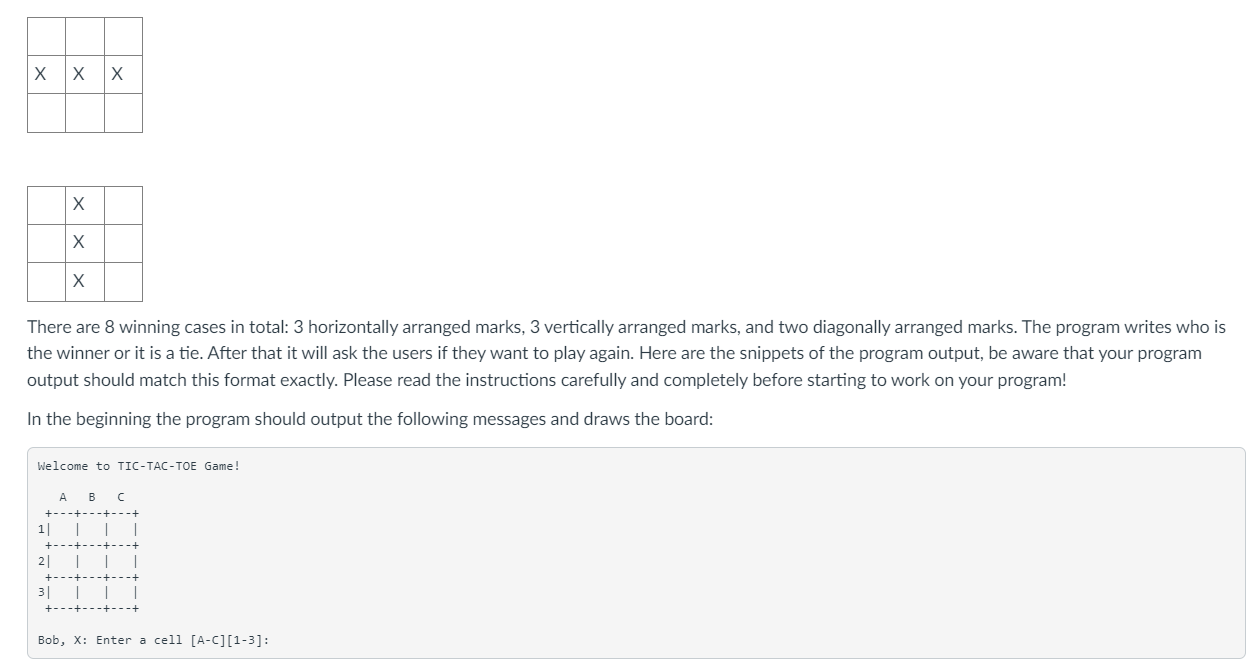 Solved Just need the random, smart ai and minimax parts done | Chegg.com