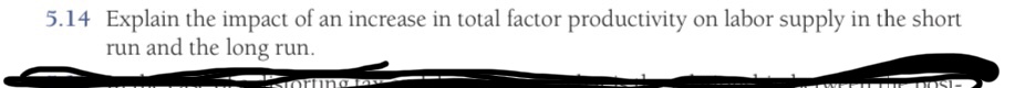 Solved 5.14 Explain the impact of an increase in total | Chegg.com