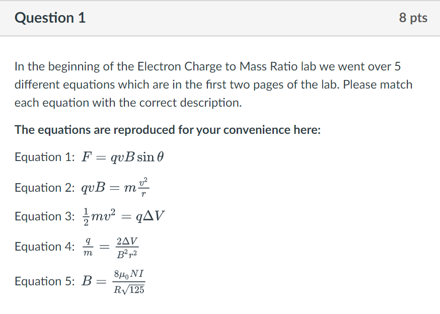 Solved Question 1 8 Pts In The Beginning Of The Electron Chegg