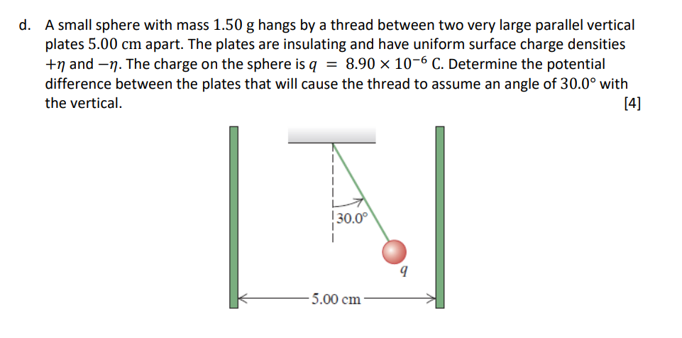 Question 1 [3 marks] Two isolated conducting spheres | Chegg.com
