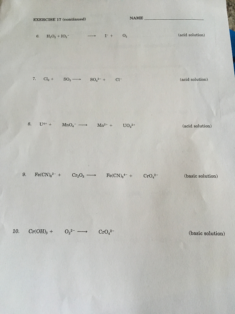 Solved DATE SECTION INSTRUCTOR EXERCISE 17 | Chegg.com