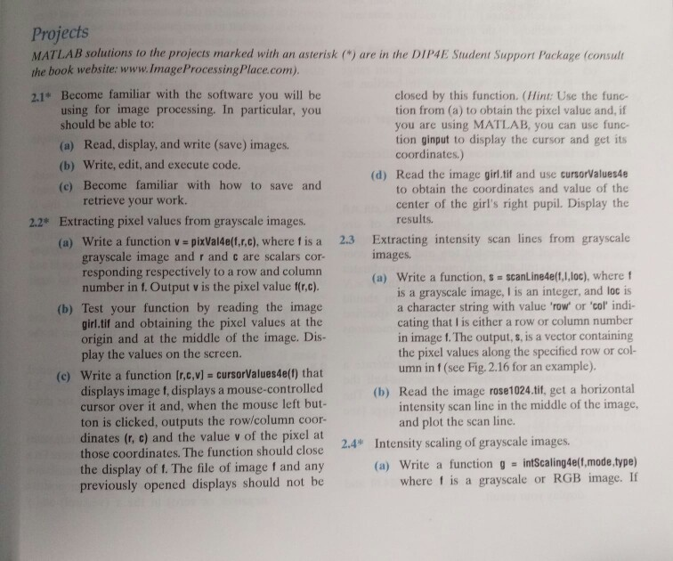 Solved (addi ton Lt Py 29 Po Projects MATLAB solutions to | Chegg.com