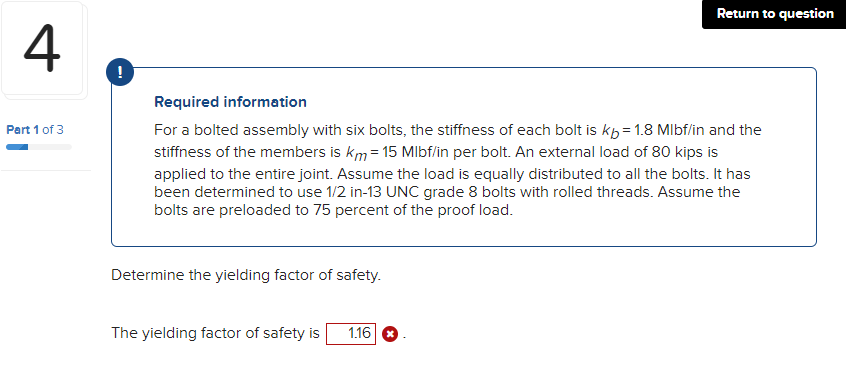 Solved 2. Determine the load factor of safety.The load | Chegg.com