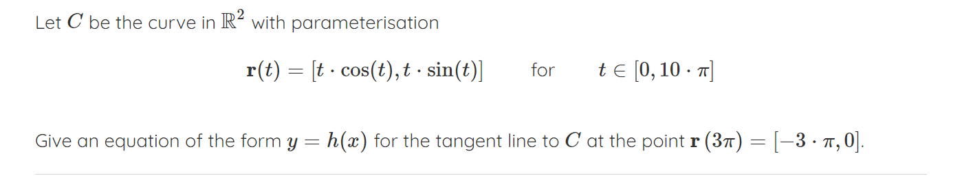 Solved Let \\( C \\) be the curve in \\( \\mathbb{R}^{2} \\) | Chegg.com