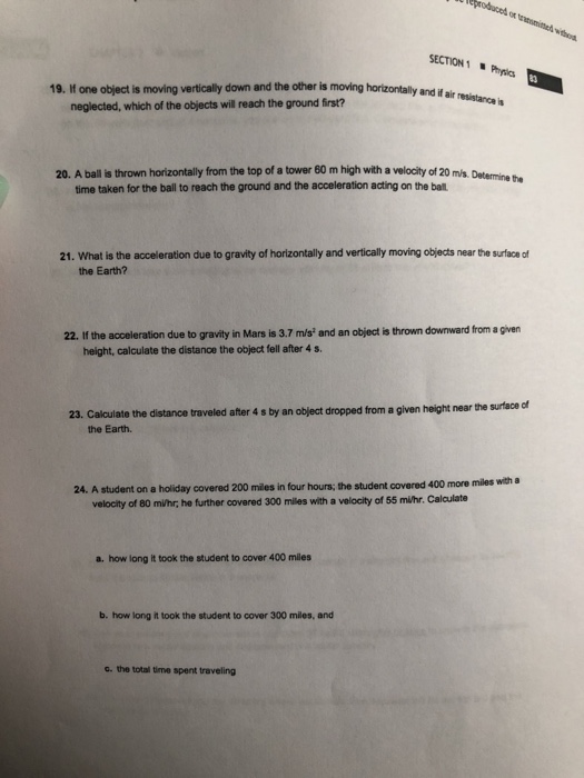 Solved Answers and solutions to odd-numbered exercises are | Chegg.com