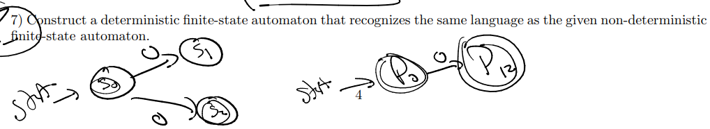 Solved Construct A Deterministic Finite State Automaton That 5605