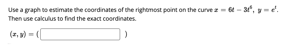 Solved Use a graph to estimate the coordinates of the | Chegg.com