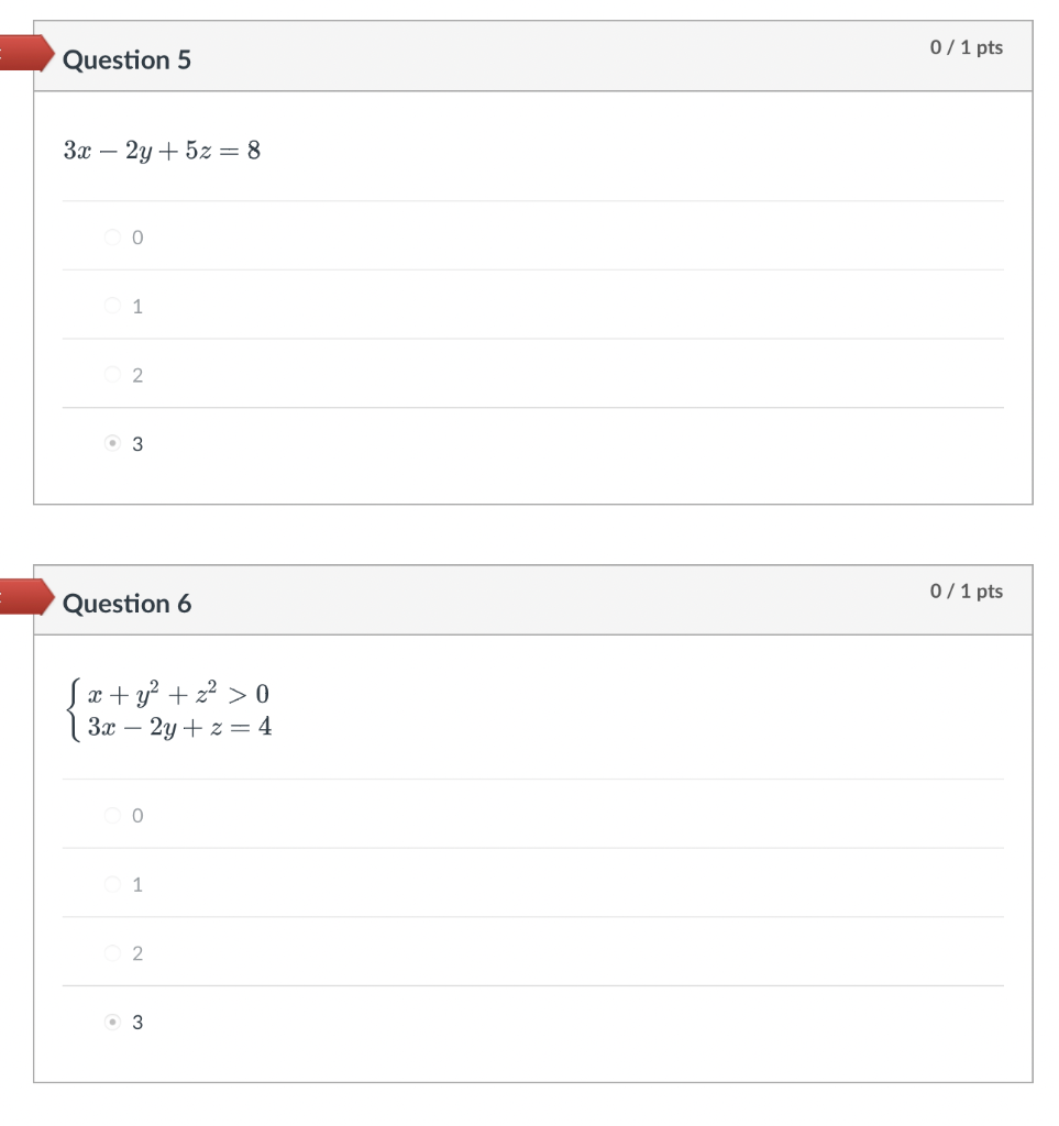 Solved For the first 10 questions, determine the number of | Chegg.com