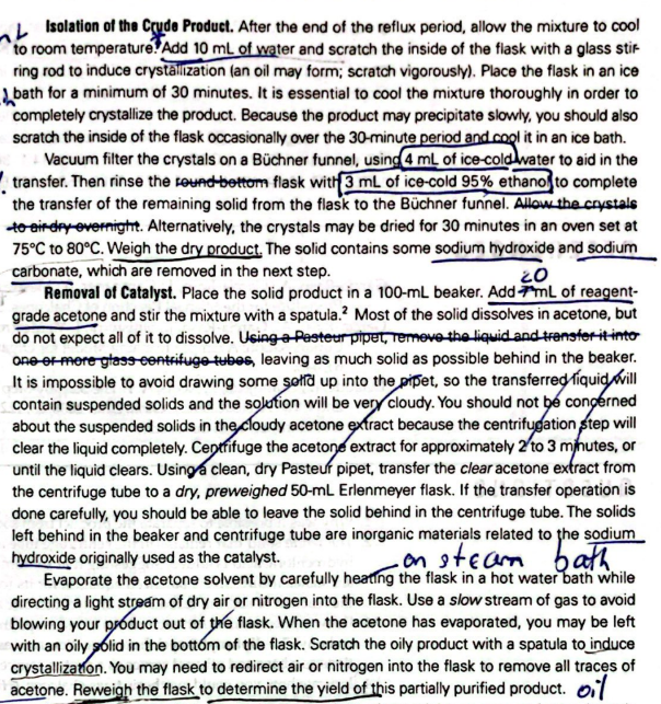 Solved Post Lab Title: Preparation of an alpha, beta | Chegg.com