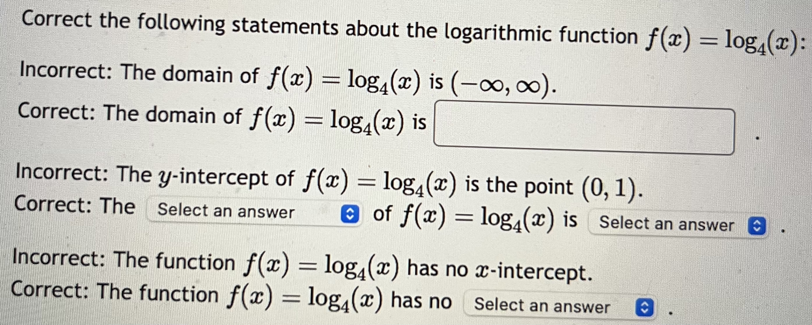 Solved Correct the following statements about the | Chegg.com