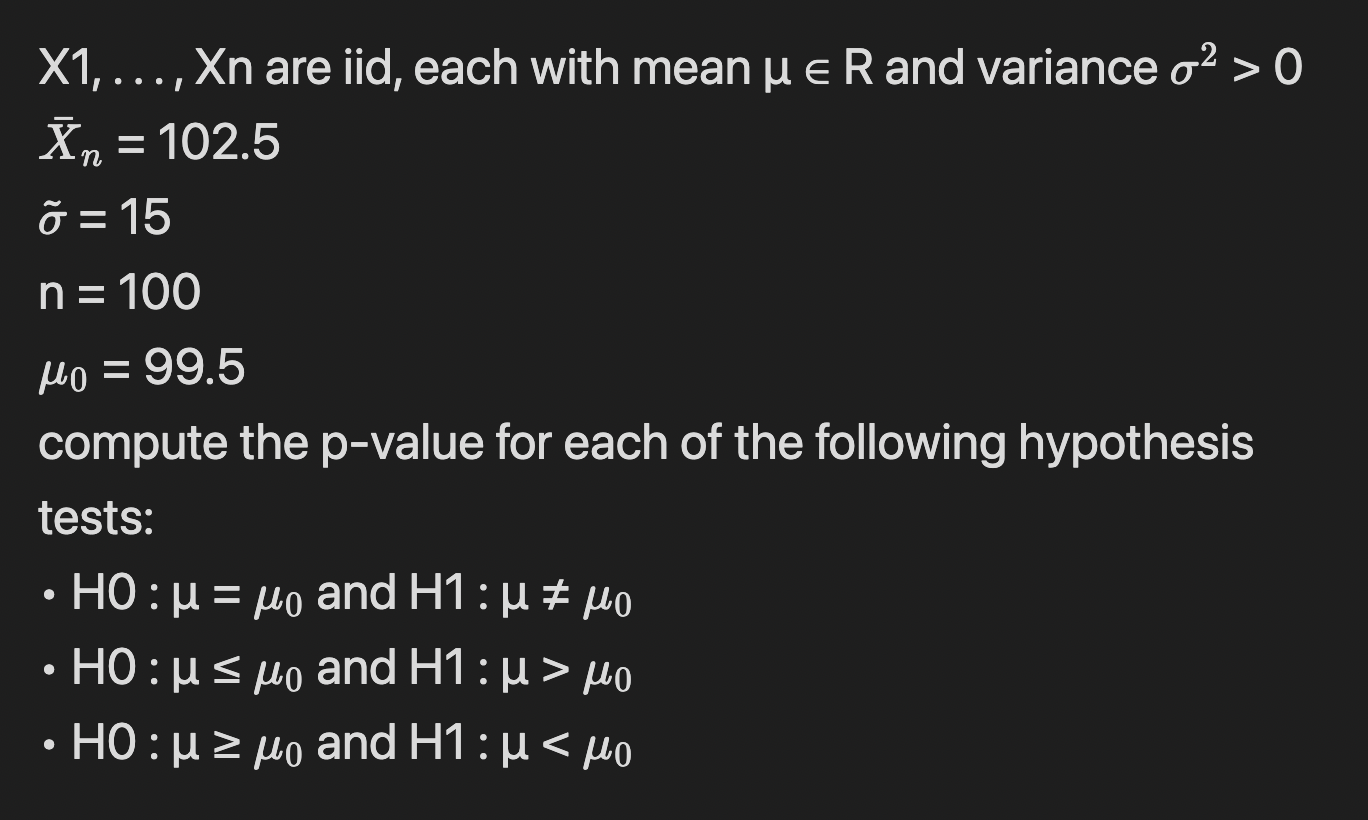 Solved X1,…,Xn are iid, each with mean μ∈R and variance σ2>0 | Chegg.com