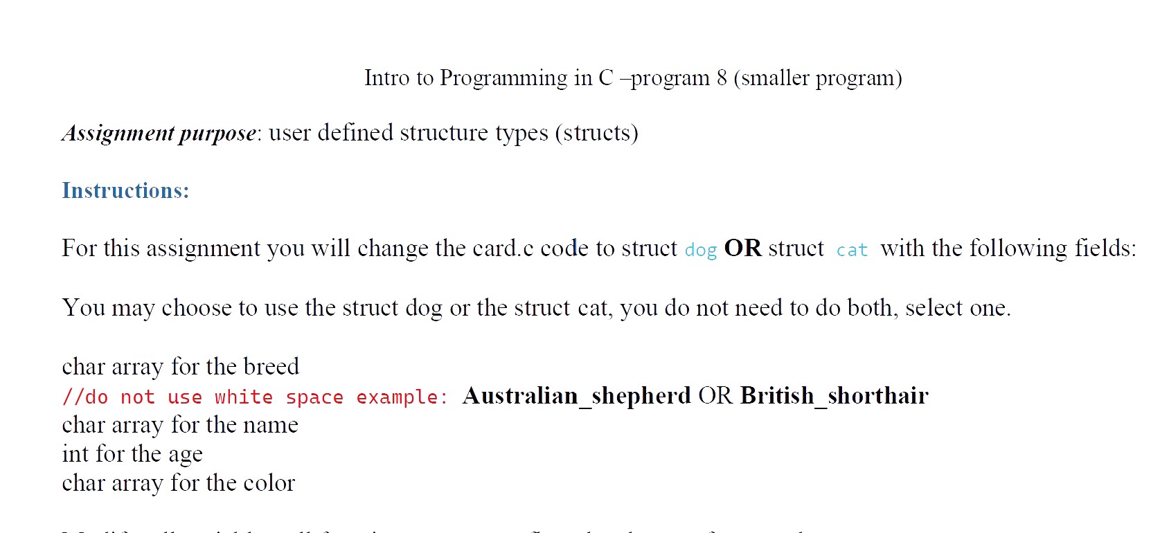 Solved /* Tami Sorgente* COP2220 Intro to Programming in C* | Chegg.com