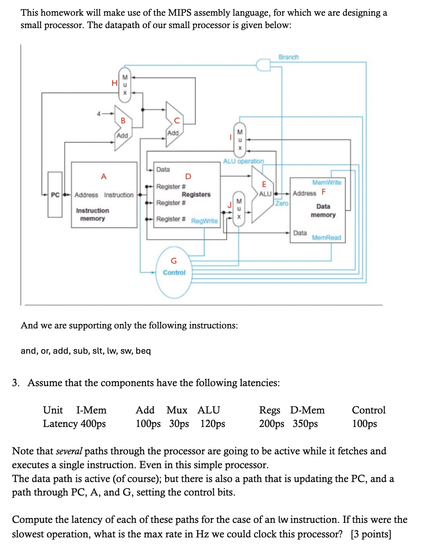 Solved This homework will make use of the MIPS assembly | Chegg.com