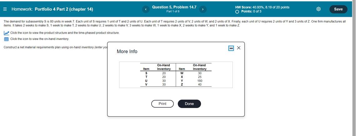 Solved Homework: Portfolio 4 Part 2 (chapter 14) Question 5, | Chegg.com