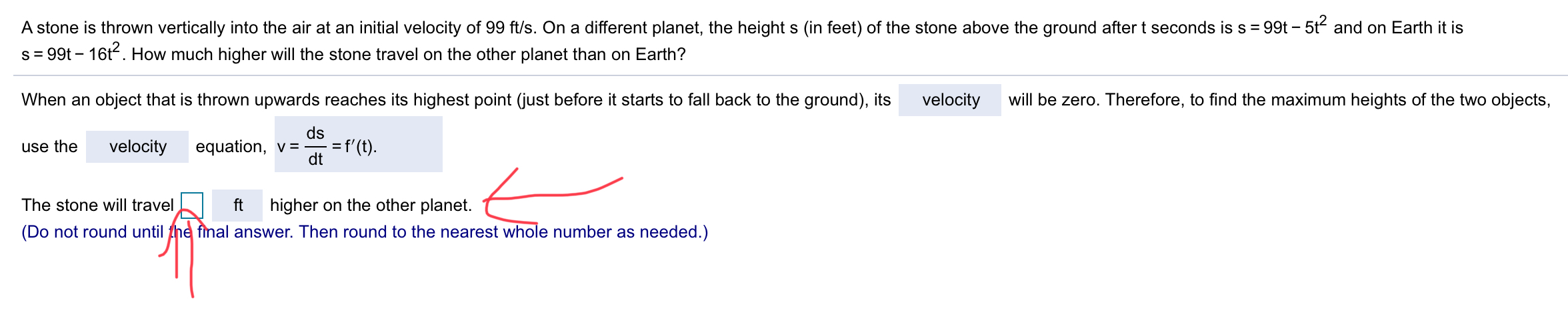 Solved A stone is thrown vertically into the air at an | Chegg.com