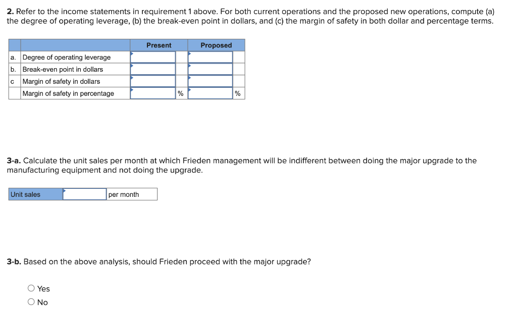 Solved Problem 4-27 Changes in Cost Structure; Break-Even | Chegg.com Solved Problem 4-27 Changes in Cost Structure; Break-Even | Chegg.com