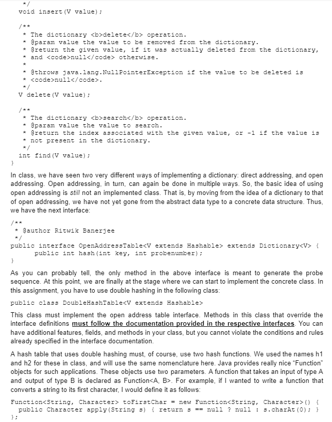 Solved CSE 214 - Homework 3 In this assignment, you are | Chegg.com