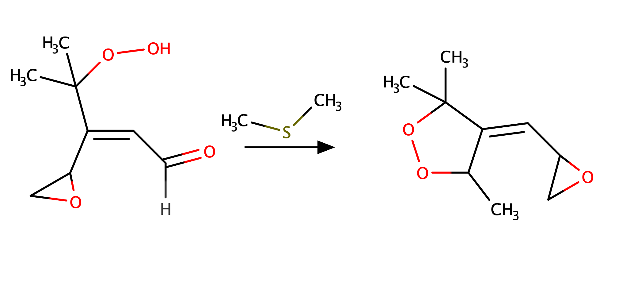 Solved 1. The hydroperoxide (ROOH) was treated with | Chegg.com