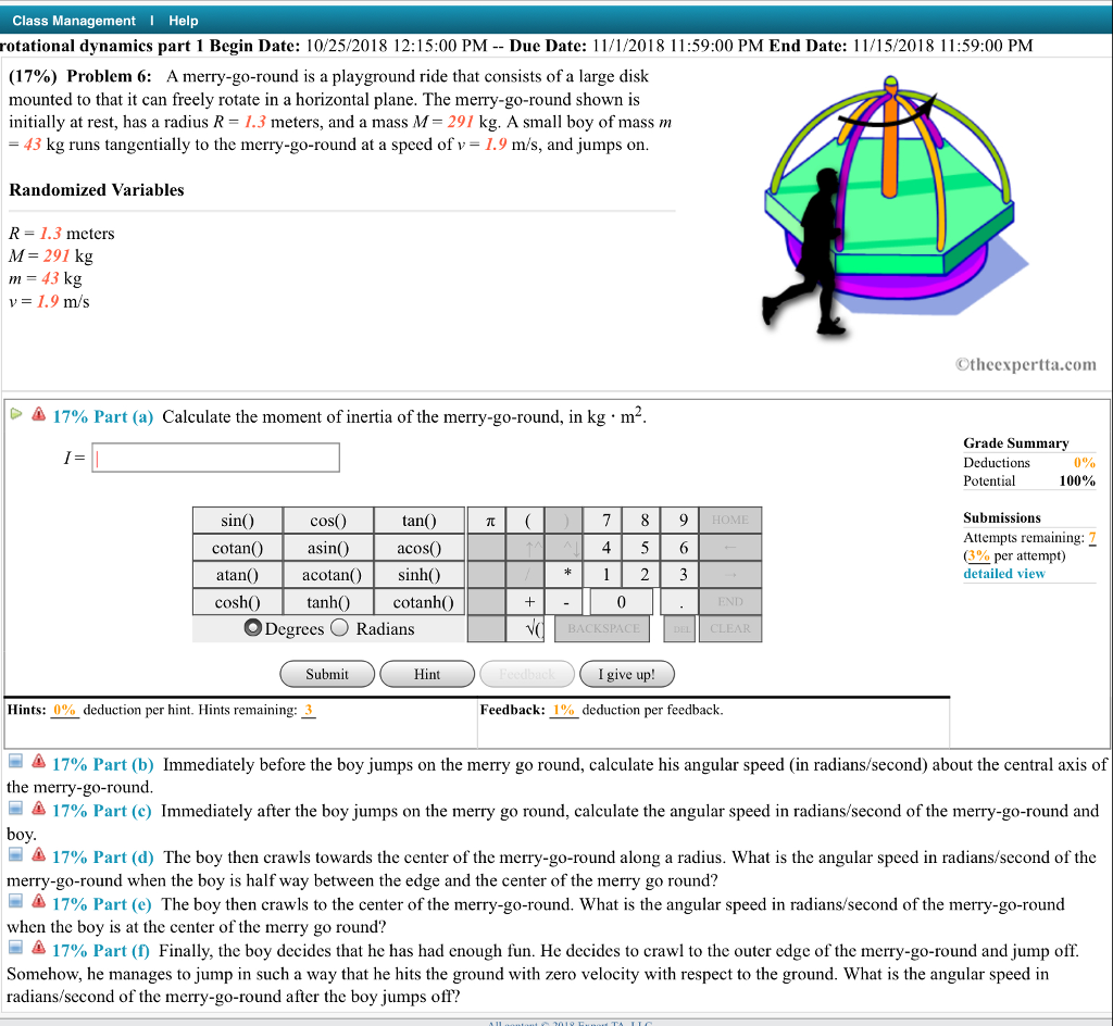 Solved Class Management Help rotational dynamics part 1 | Chegg.com