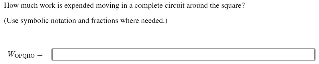 Solved Calculate the work expended when a particle is moved | Chegg.com
