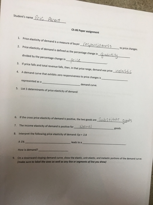 Solved Students name cic Pareat Ch #6 Paper assignment 1. | Chegg.com