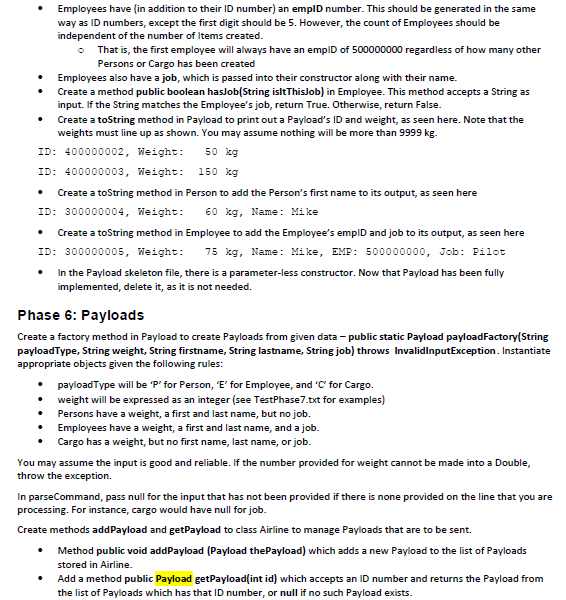 Solved • Your Java Programs Must Compile And Run Upon 6180