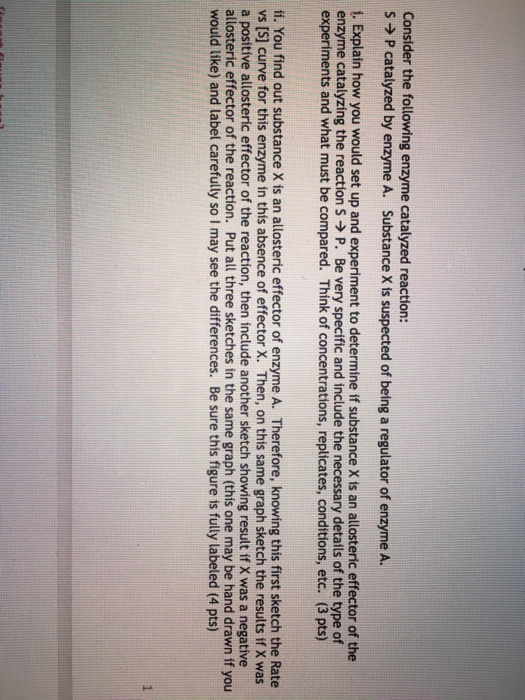 Solved Consider the following enzyme catalyzed reaction: S | Chegg.com