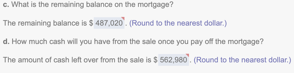 Solved You have just sold your house for $1,050,000 in cash. | Chegg.com