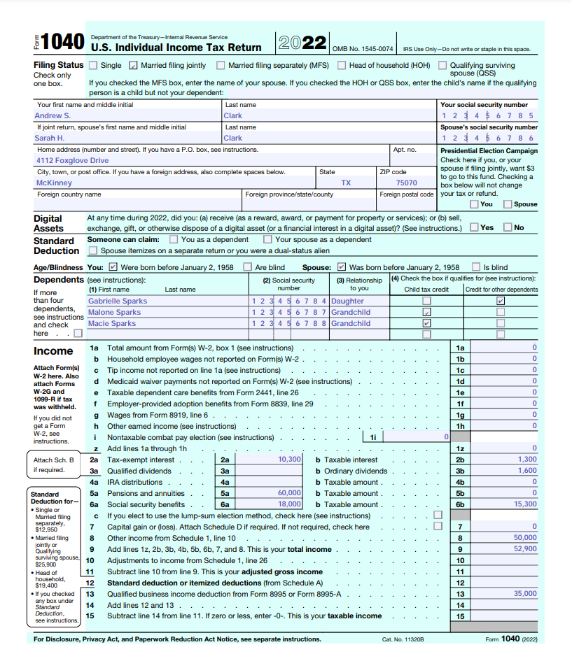 Form 8829 Department of the Treasury Internal Revenue | Chegg.com