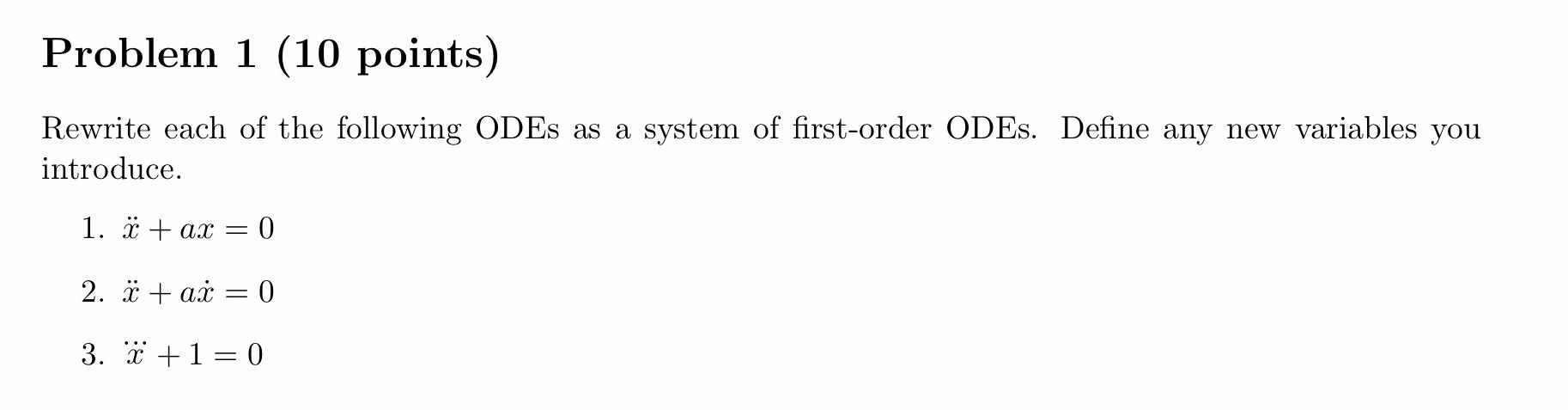 Solved Problem 1 (10 points) Rewrite each of the following | Chegg.com