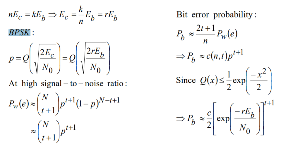 Solved Reference for BPSK use the following to help solve | Chegg.com
