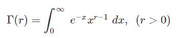 Solved Gamma function is defined as an improper | Chegg.com