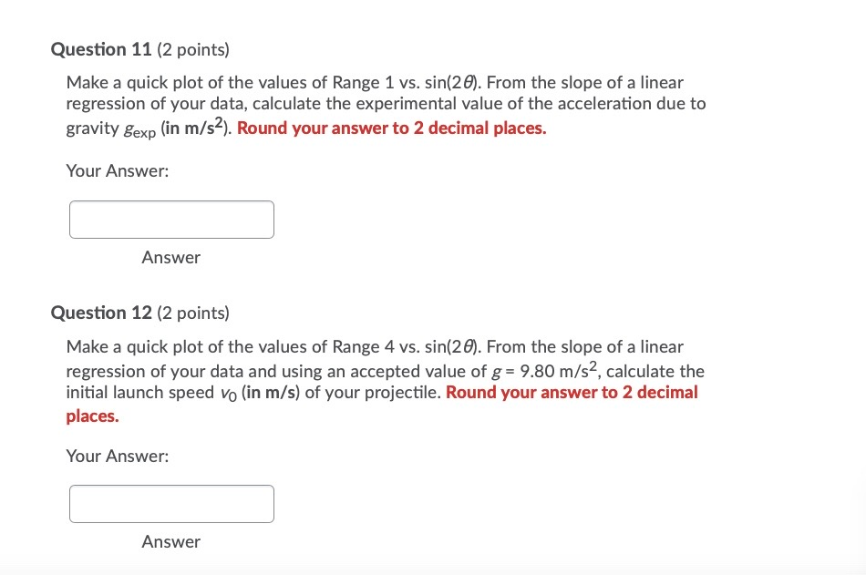 Solved Table 2 - Maximum ranges for initial angles of a | Chegg.com