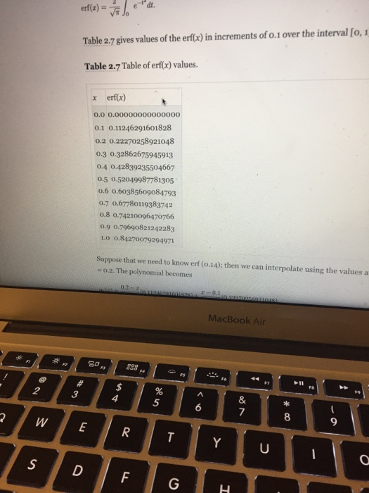 1. Use linear interpolation to find approximations to | Chegg.com