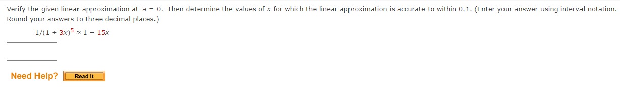Solved Verify The Given Linear Approximation At A0 Then 3270
