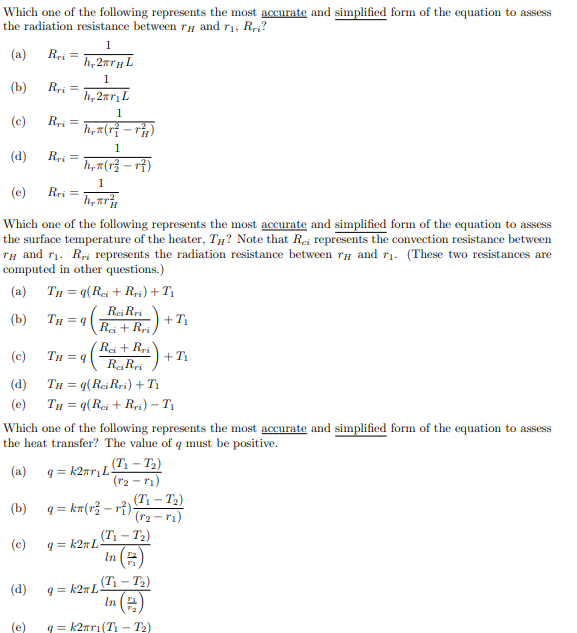 Solved Consider a cylindrical heater located co-axially | Chegg.com
