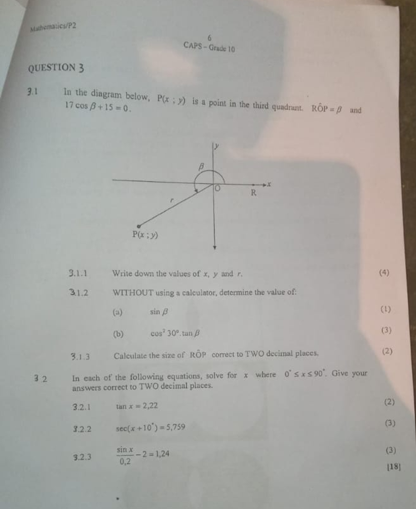 Solved CAPS- ﻿ Grude 106QUESTION 33.1 ﻿In the diagram below, | Chegg.com