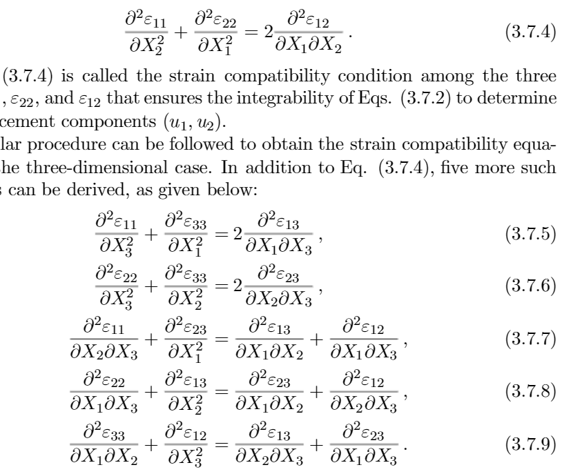 Consider the case of small deformations in Cartesian | Chegg.com