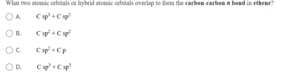 Solved What Two Atomic Orbitals Or Hybrid Atomic Orbitals