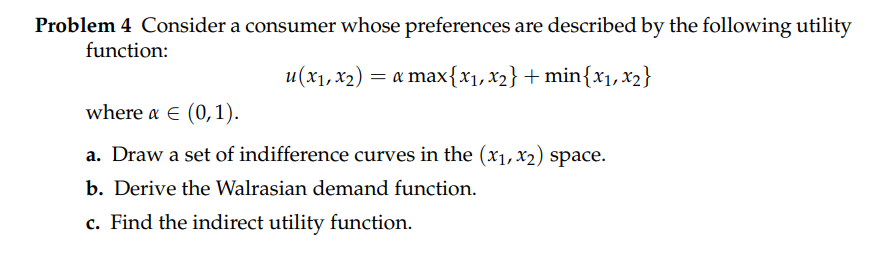 Solved Consider a consumer whose preferences are described | Chegg.com