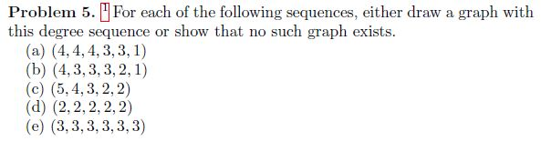 Solved Problem 5. For each of the following sequences, | Chegg.com