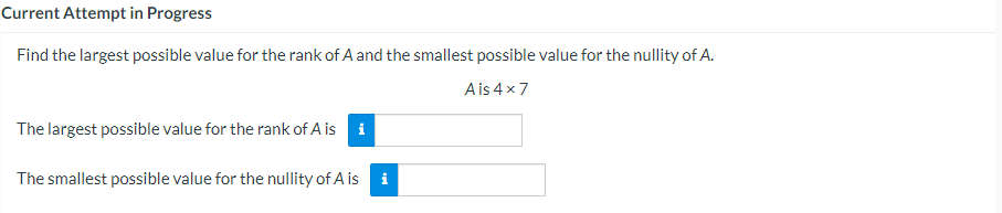Solved Current Attempt in Progress Find the largest possible | Chegg.com
