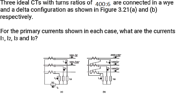 Solved and a delta configuration as shown in Figure 3.21(a) | Chegg.com