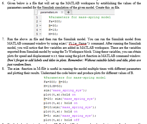 Solved K Fa Consider the following mass-spring system for | Chegg.com