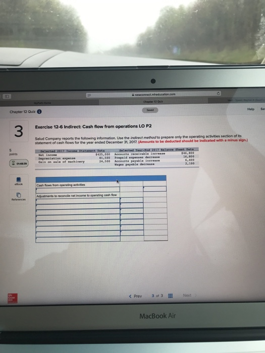 Solved Help Sas Chapter 12 Quz 3 Exercise 12-6 Indirect: | Chegg.com