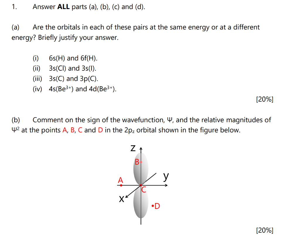 Solved Answer ALL parts (a), (b), (c) ﻿and (d).(a) ﻿Are the | Chegg.com