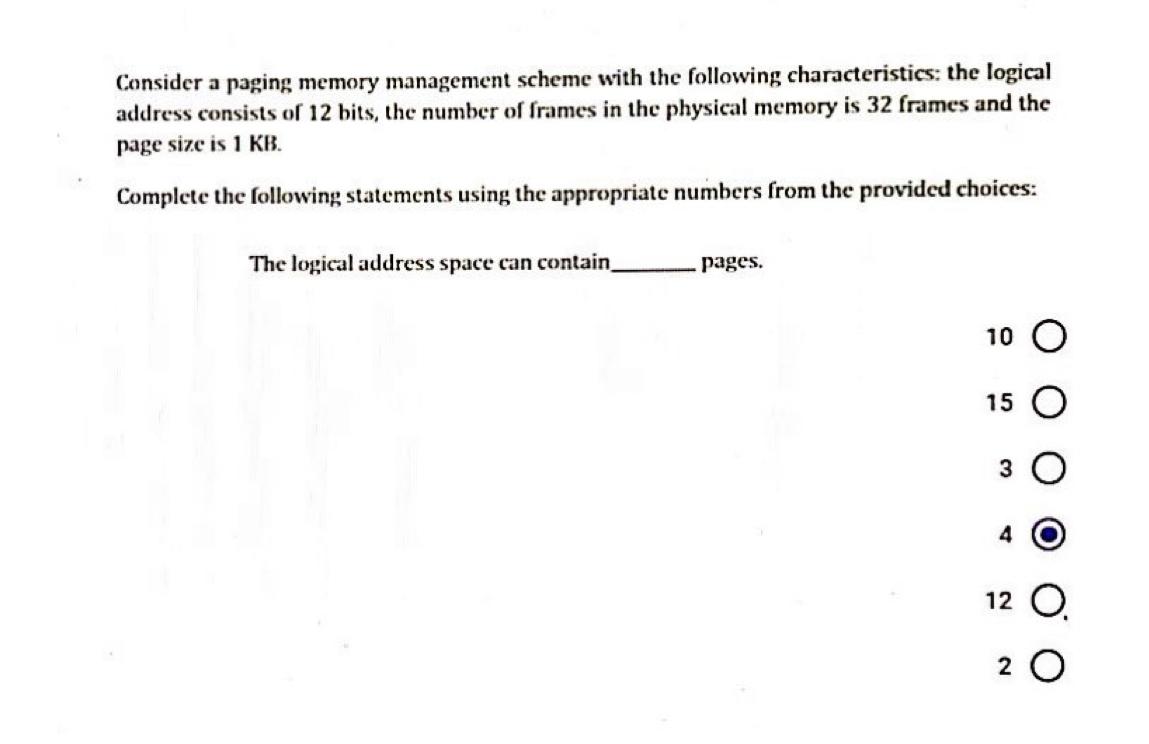 Solved Consider a paging memory management scheme with the | Chegg.com