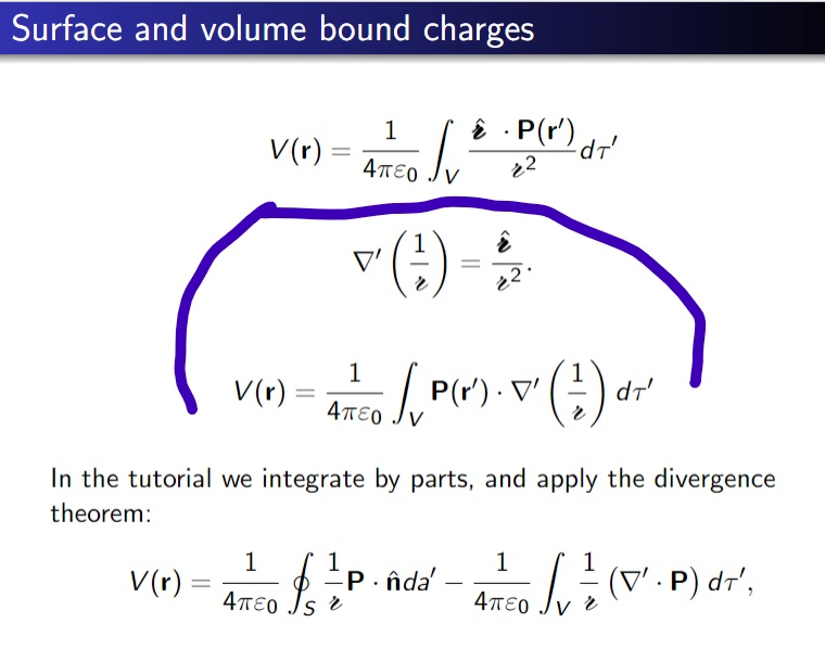 Solved 1. We were able to define the polarization vector P | Chegg.com